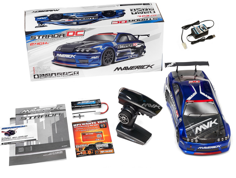 MAVERICK, MAVERICK STRADA DC 1/10 RTR ELECTRIC DRIFT CAR,
