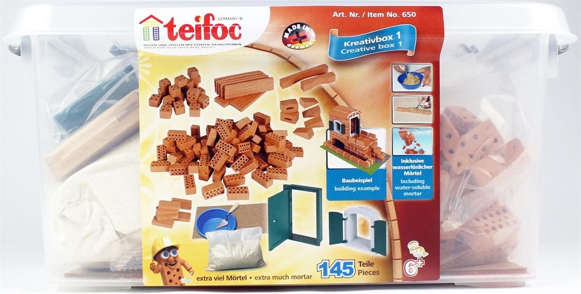 TEIFOC, Teifoc 650 Tasarımcı Başlangıç Seti, Tuğla Yapı İnşa Kiti,