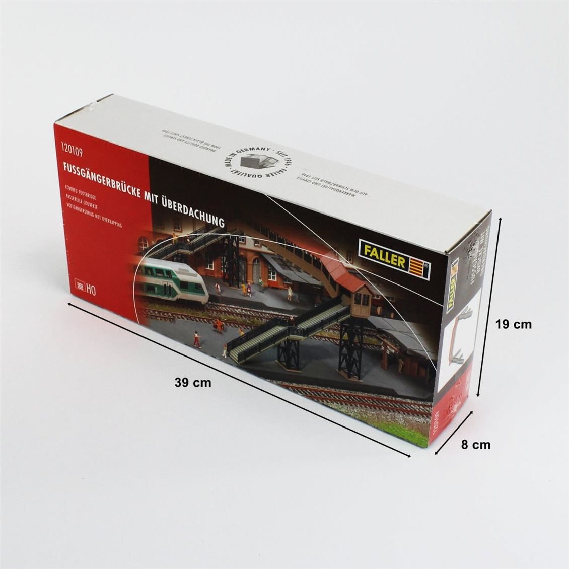 FALLER, Faller 120109 1/87 Sundurmalı Yaya Köprüsü Demonte Plastik Maketi,