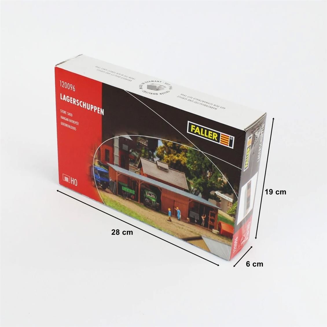 FALLER, Faller 120096 1/87 Mağaza Sundurması Demonte Plastik Maketi,