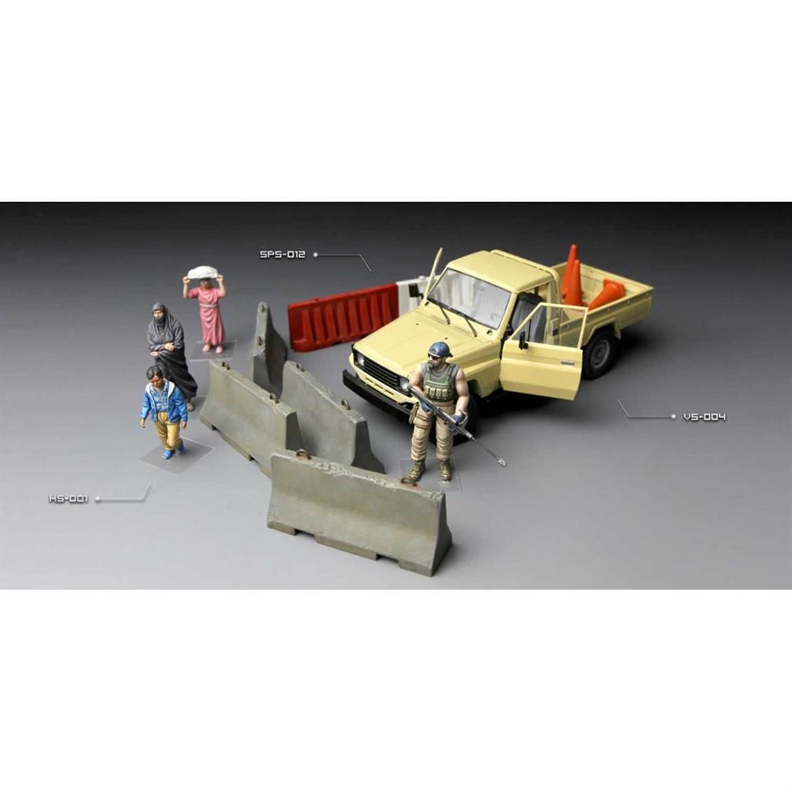 MENG, SPS012 1/35 CONCRETE & PLASTİC BARRİER SET,