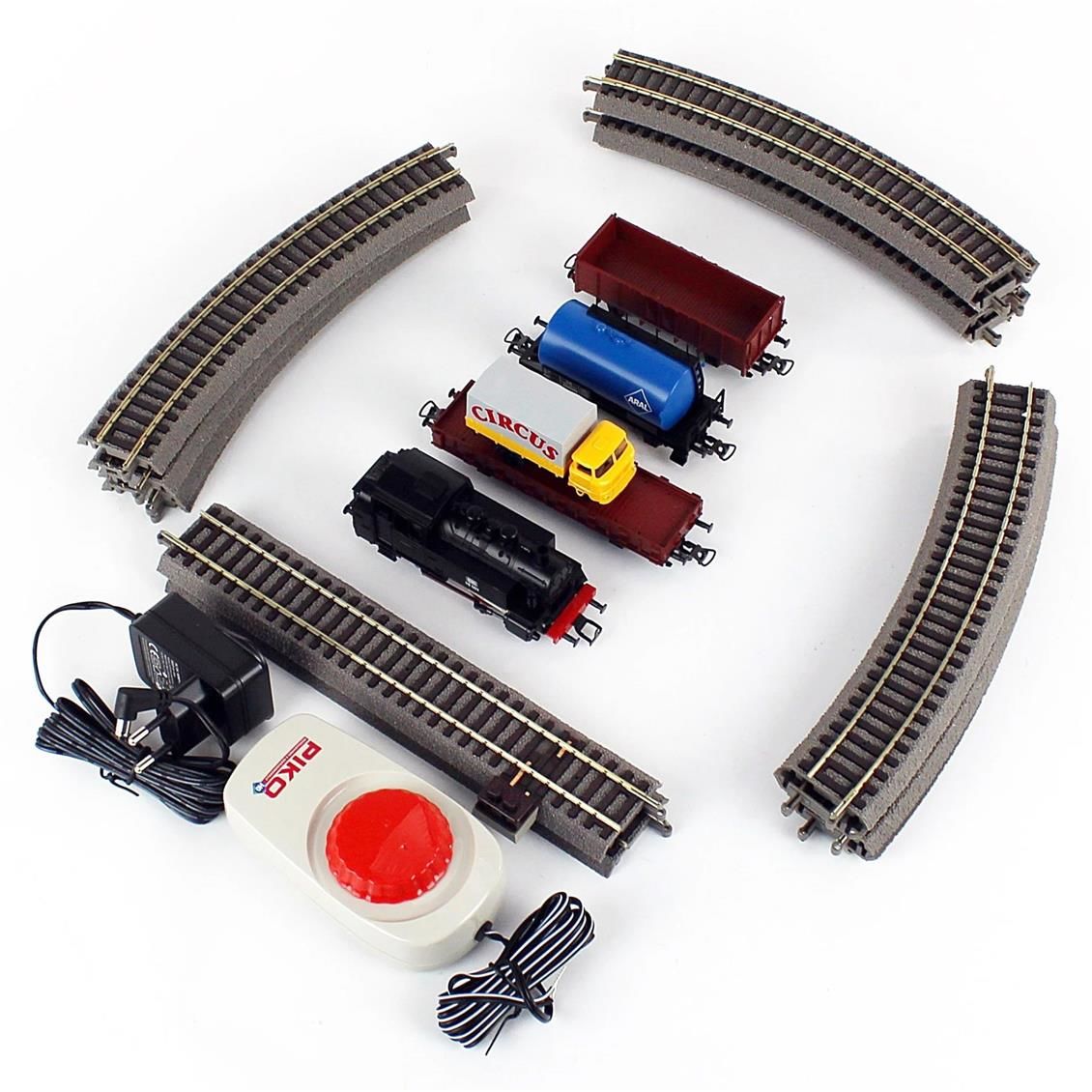 PİKO, Starter Set Freight Train DB, PIKO A-track w. Railbed,